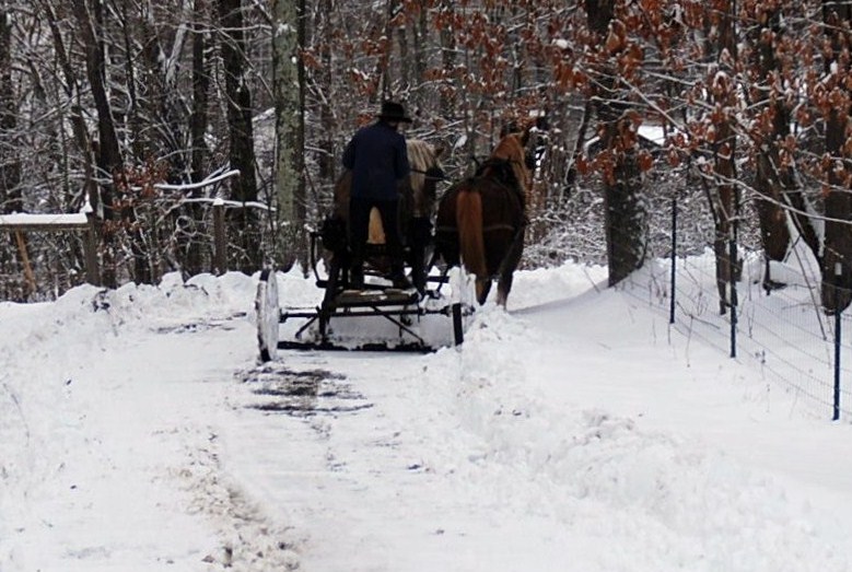 Amish Crossings with Karen Anna Vogel: Amish Winter Pictures shot in ...