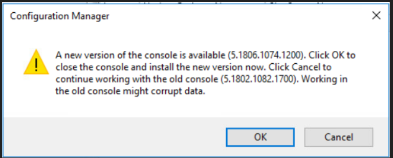 Venu Singireddys Blog Step By Step Sccm 1806 Upgrade Guide
