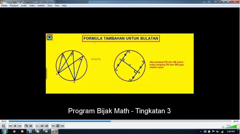 Tertunailah Hasrat Di Hati: Program Bijak Math