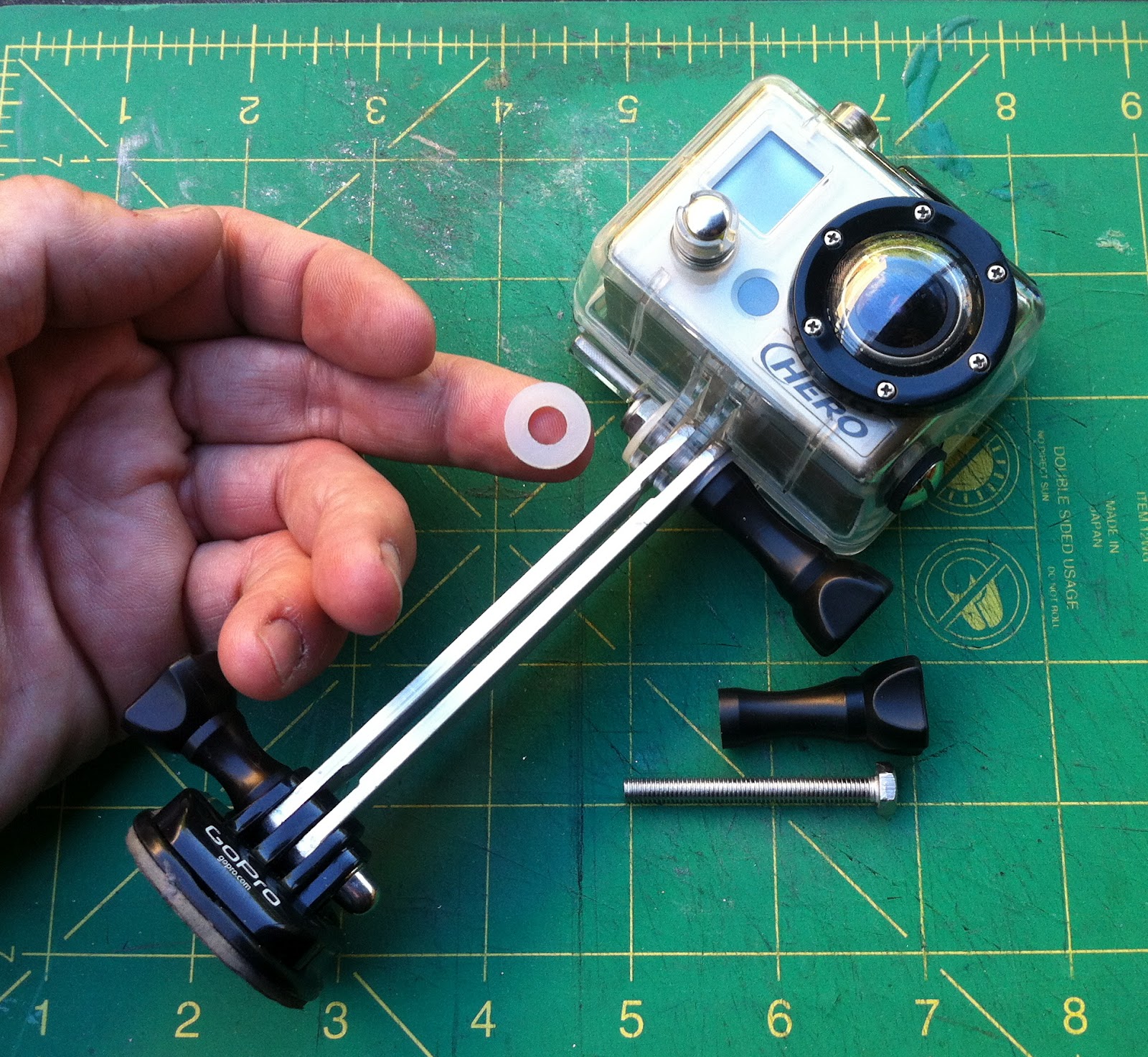 Paul's Powered Paragliding Page: DIY GoPro Extension Arms that don't suck