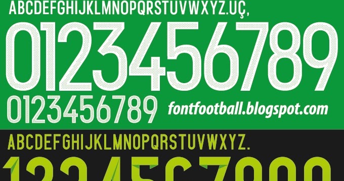 FONT FOOTBALL: Font Vector Mexico Copa America Centenario 2016 kit