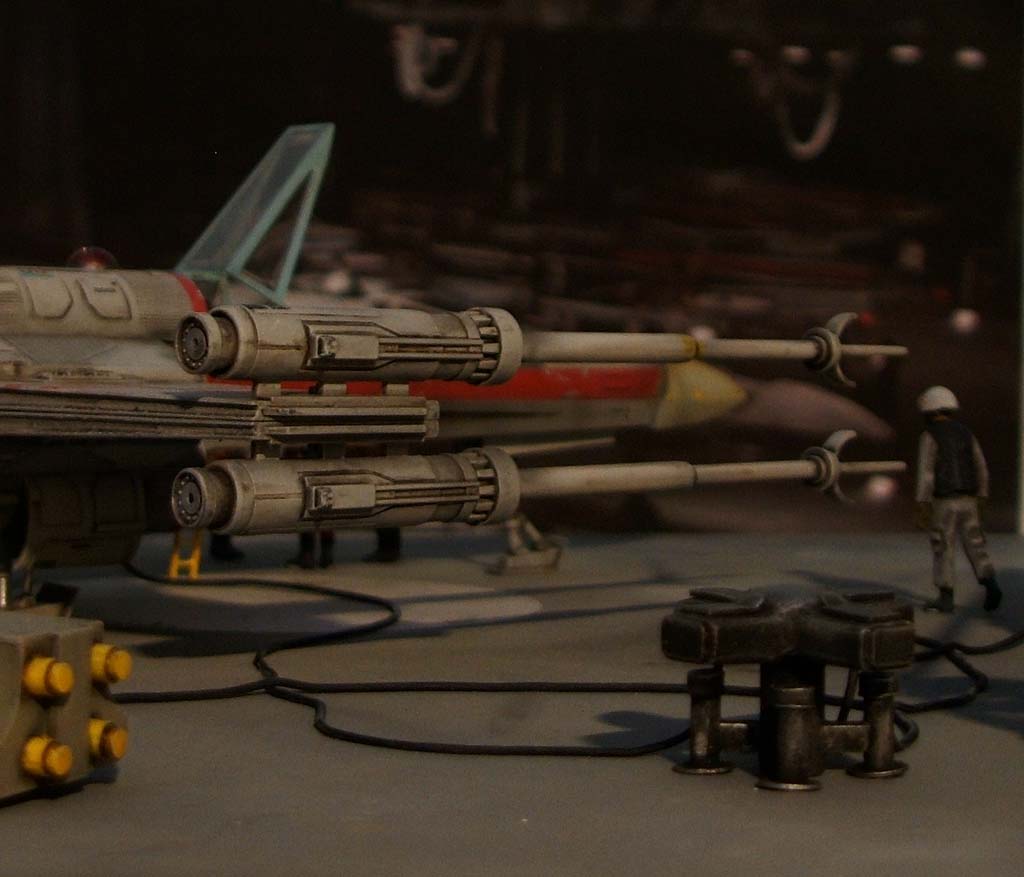 Land Sea Air & Space: STAR WARS Yavin rebel hangar