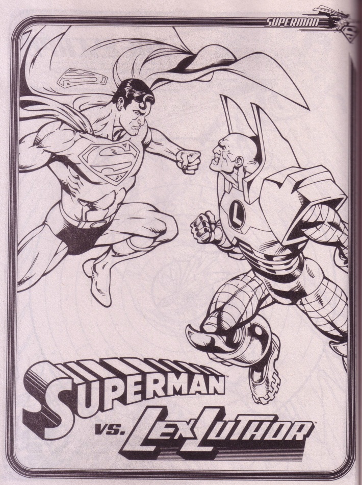 Moongem Comics: Superman Jumbo Coloring And Activity Book From 2010