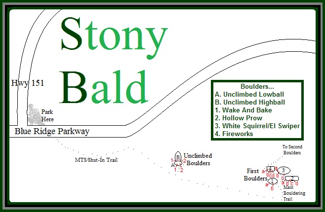 Upstate Bouldering: WNC Local Spot - Stony Bald Upstate Bouldering: WNC Local Spot - Stony Bald