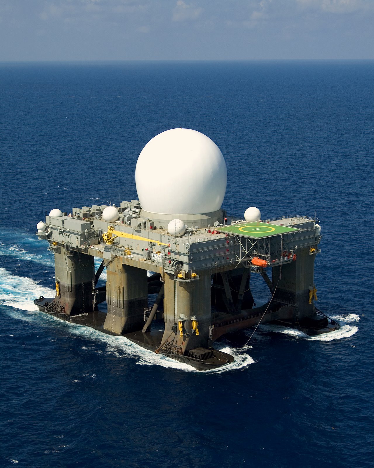 Naval Open Source INTelligence: Floating radar prepares for missile test