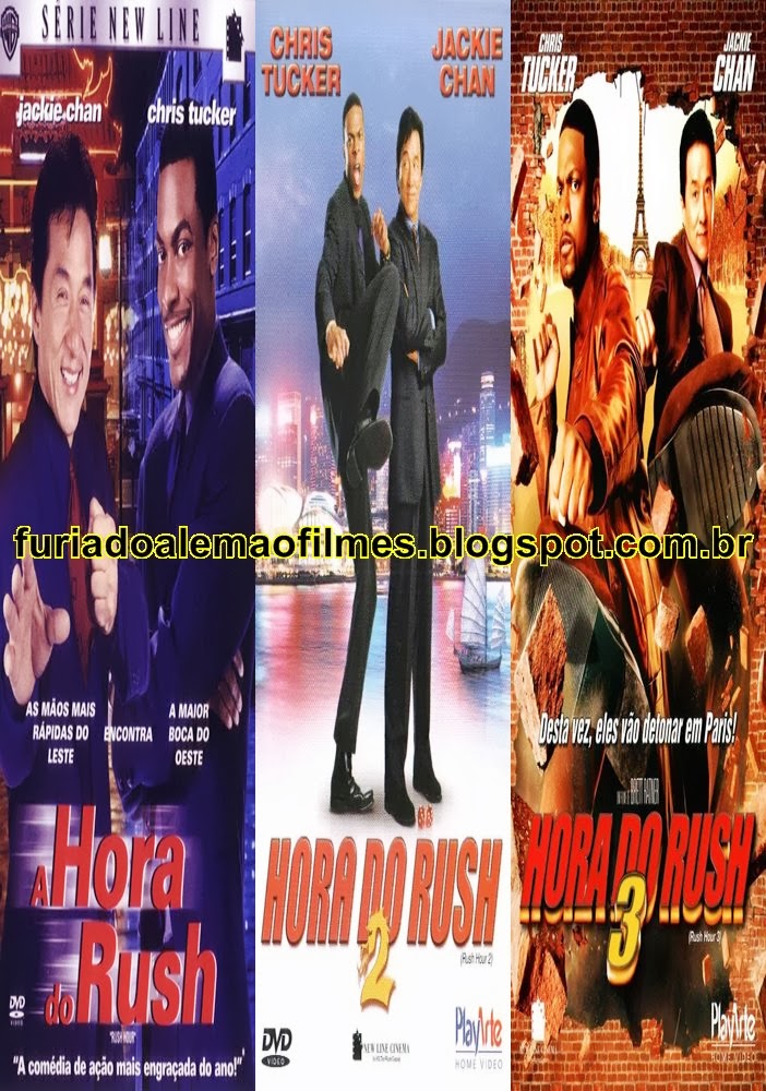 Fúria do Alemão Filmes: Coleção Trilogia A Hora do Rush (Dual Áudio)