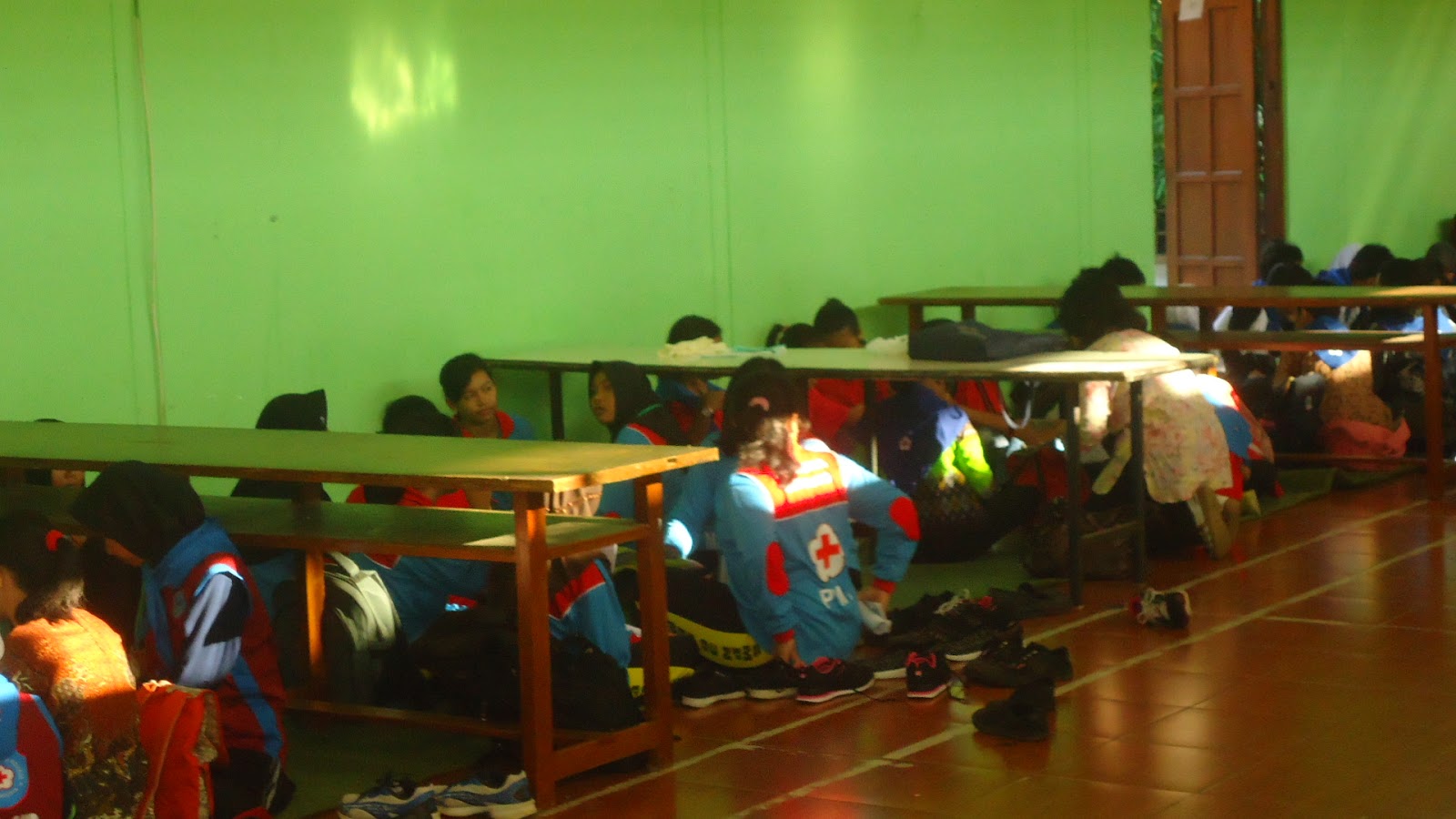 Pengalaman pertama PMR SMP N 36 Semarang Mengikuti Lomba di SMA 6 Semarang