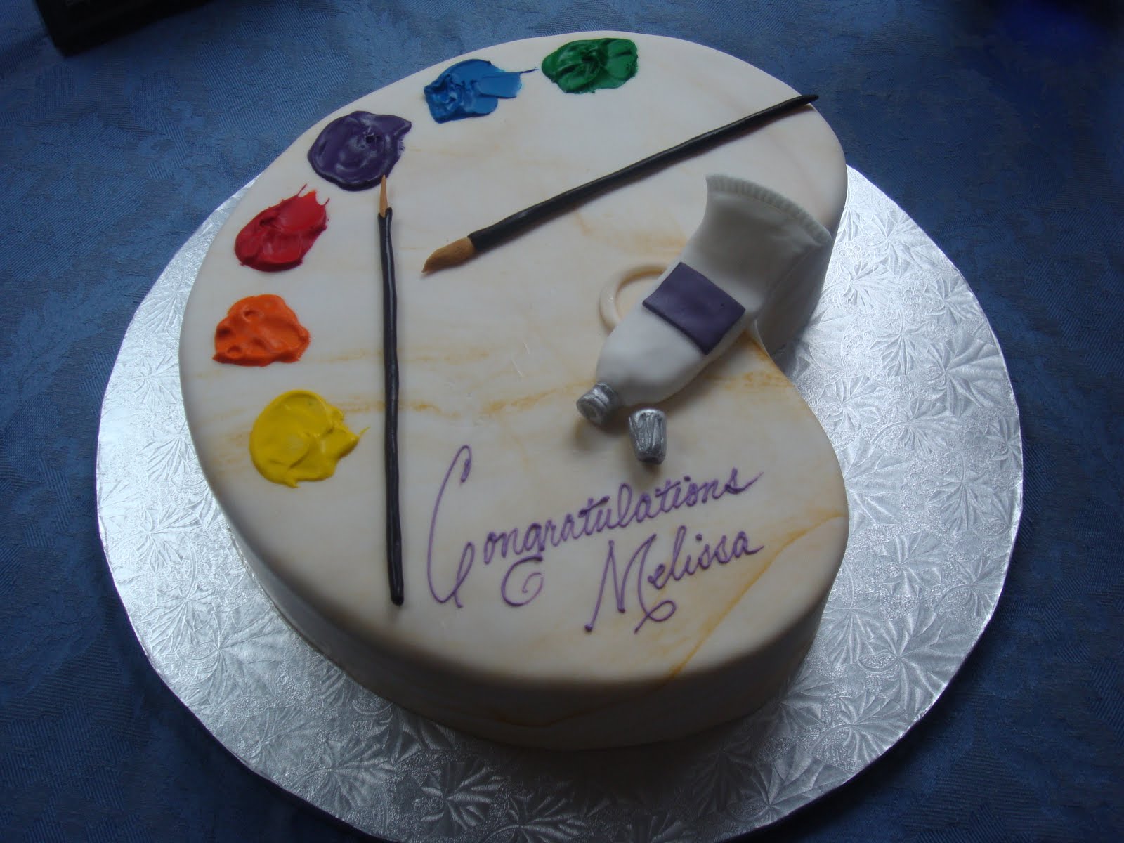 Tasty Paintings: Graduation Cake