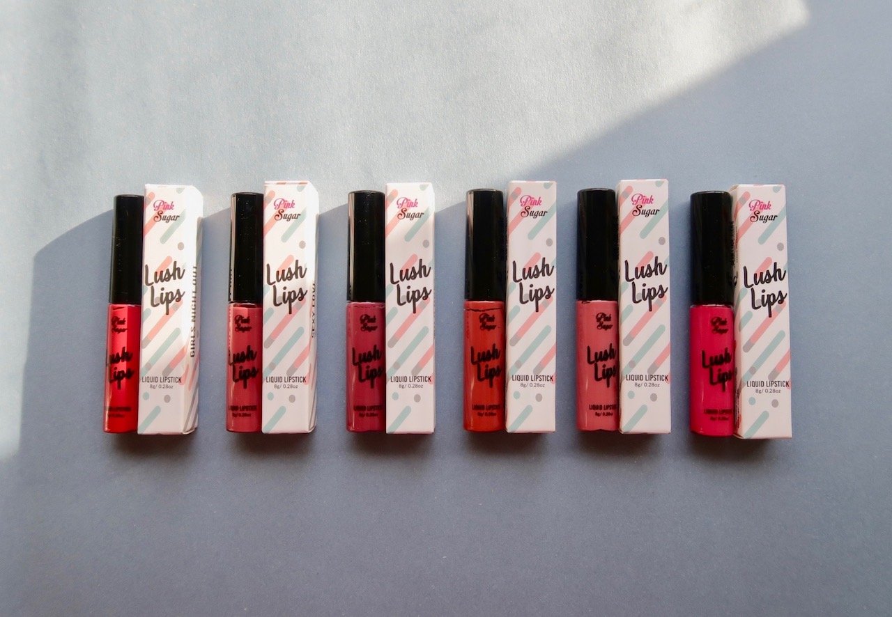 NEW: Pink Sugar Lush Lips Liquid Lipstick Review + Swatches