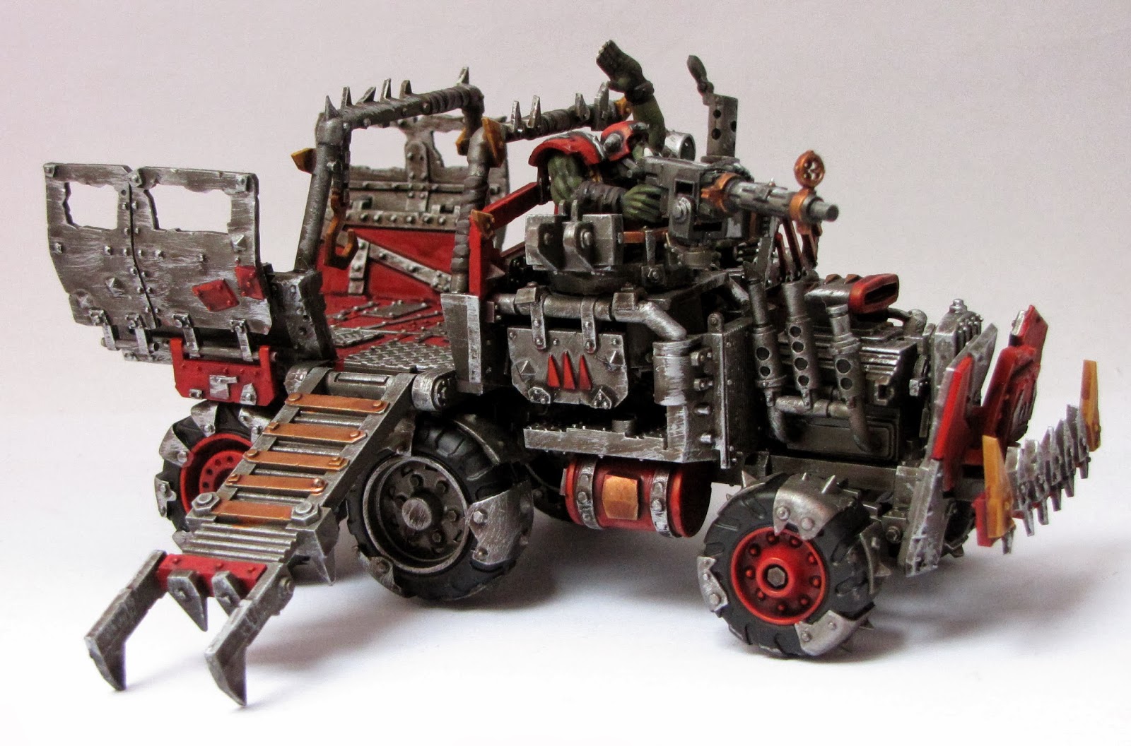 Brush And Miniature Torture: Ork Trukk #2 and #3