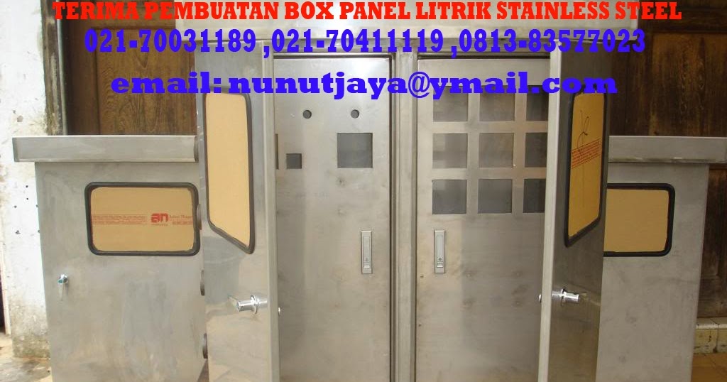 FABRIKASI STAINLESS STEEL: BOX PANEL LISTRIK