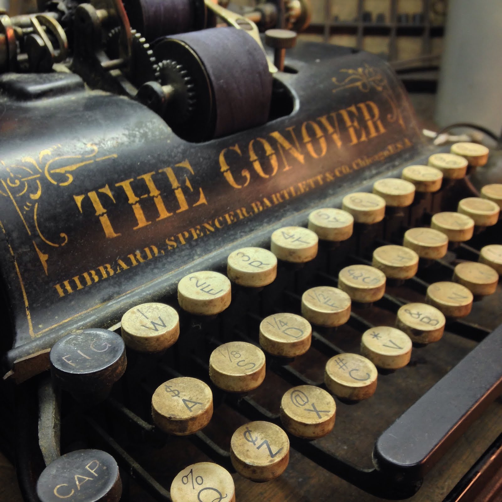 Service call for a Conover/ /THE TYPEWRITER REVOLUTION