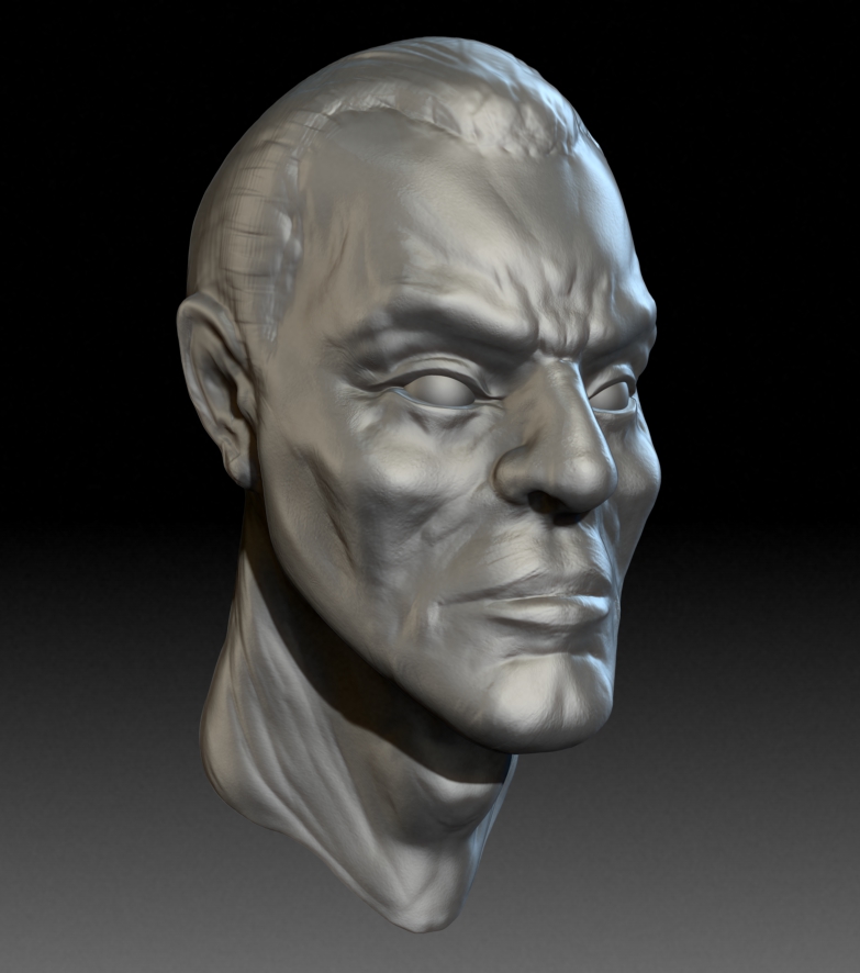Zbrush: Head crunch and sculpting plans | Lee Greatorex Photo/3D blog