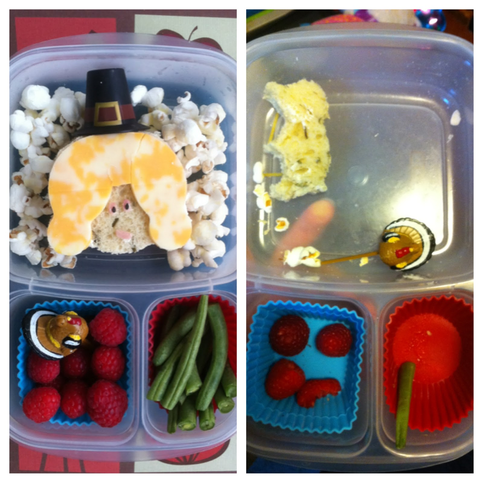 Biting The Hand That Feeds You: Thanksgiving Pilgrim Girl Lunch