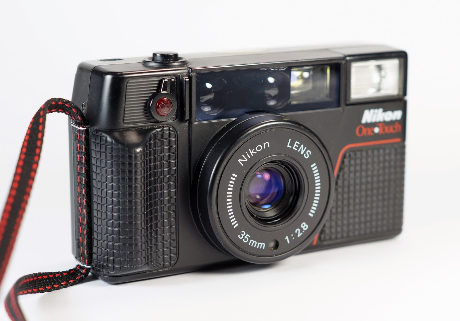 Nikon One Touch 35mm f/2.8 Lens Film Camera Auto Focus Flash L35AF2 ...