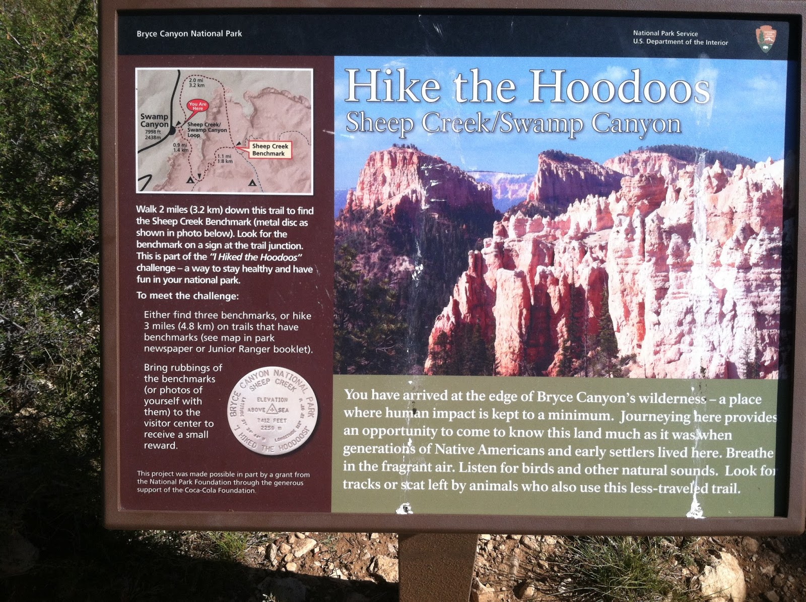 Myatt's Hikes: Sheep Creek and Swamp Canyon Connector Trail Loop, Bryce ...