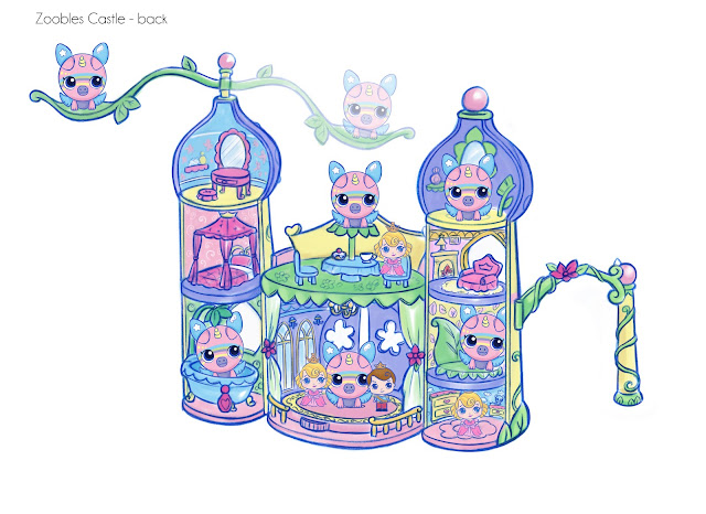 JC Design: Zoobles Castle Playset