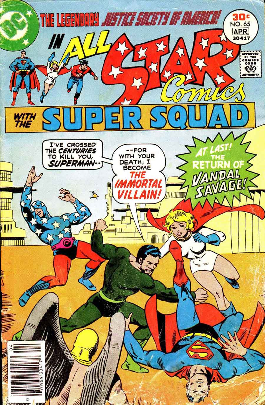 All Star Comics v2 #65 - Wally Wood art & cover - Pencil Ink