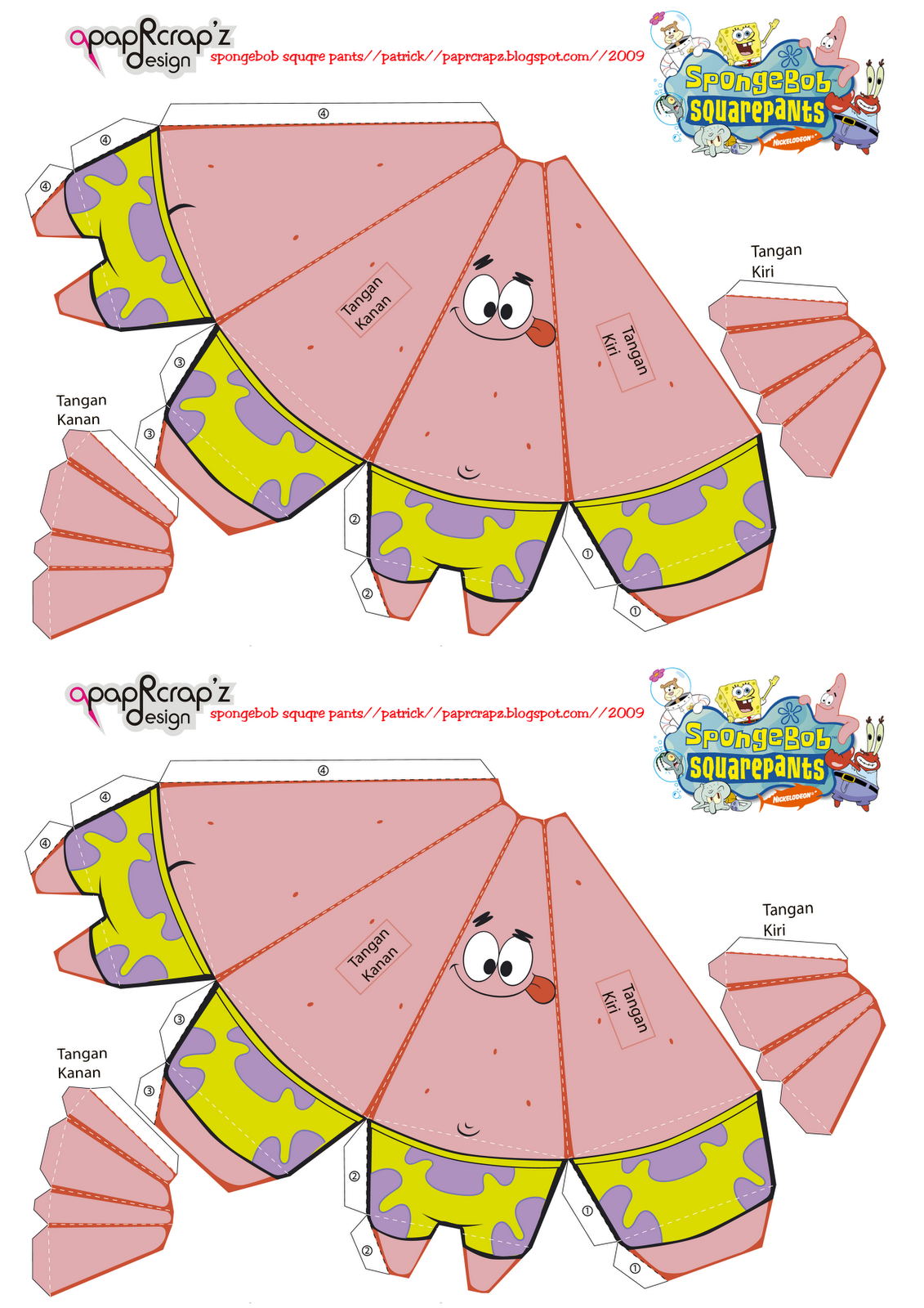 Mindy Windi: pola papercraft