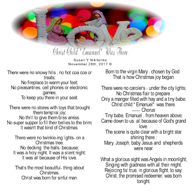 Christ Child "Emmanuel " Was There