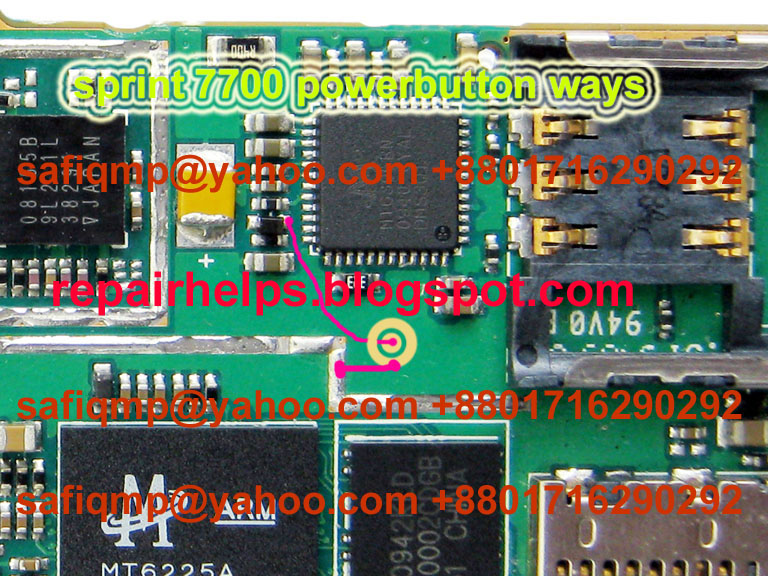 REPAIR HELPS: Sprint 7700 power button Ways