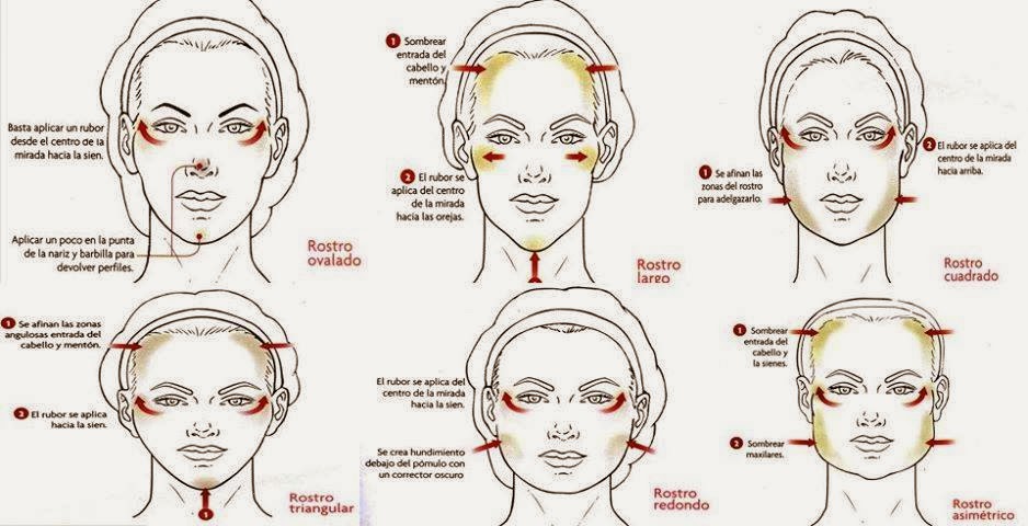 Partes del rostro maquillaje - Imagui