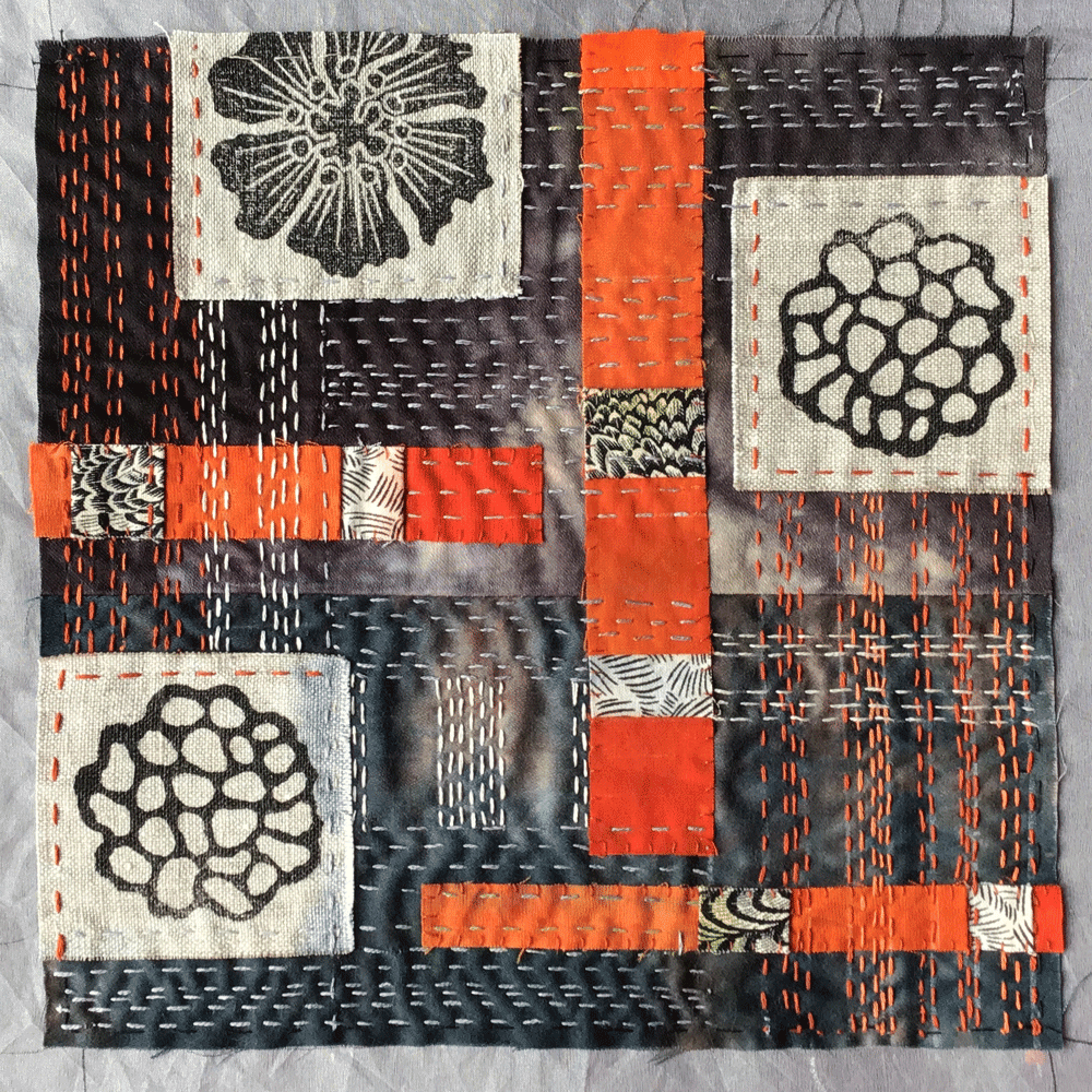 Creative Space: Working In a Series: Japanese Boro Stitching