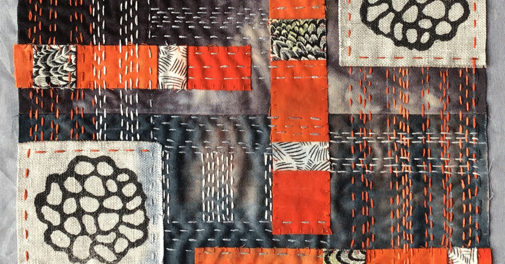 Creative Space: Working In a Series: Japanese Boro Stitching