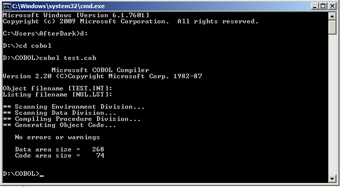 PROGRAM SEDERHANA PADA COBOL ~ Reynhard Punya Tugas
