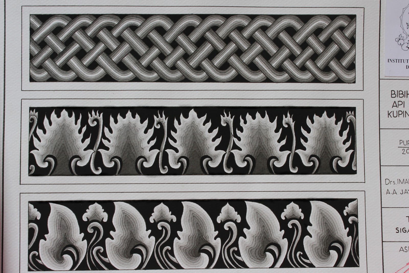 Ornamen Teknik Sigar Mangsi | ART