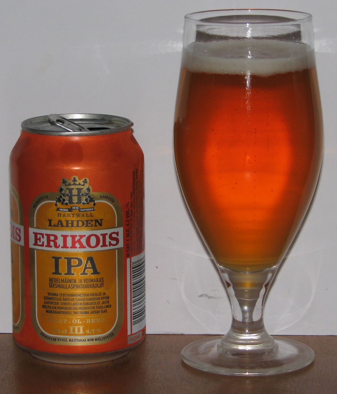 Õlle blogi: Hartwall - Lahden Erikois IPA