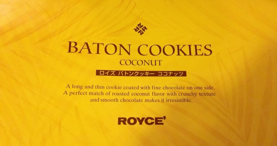 ROYCE Coconut Baton Cookies