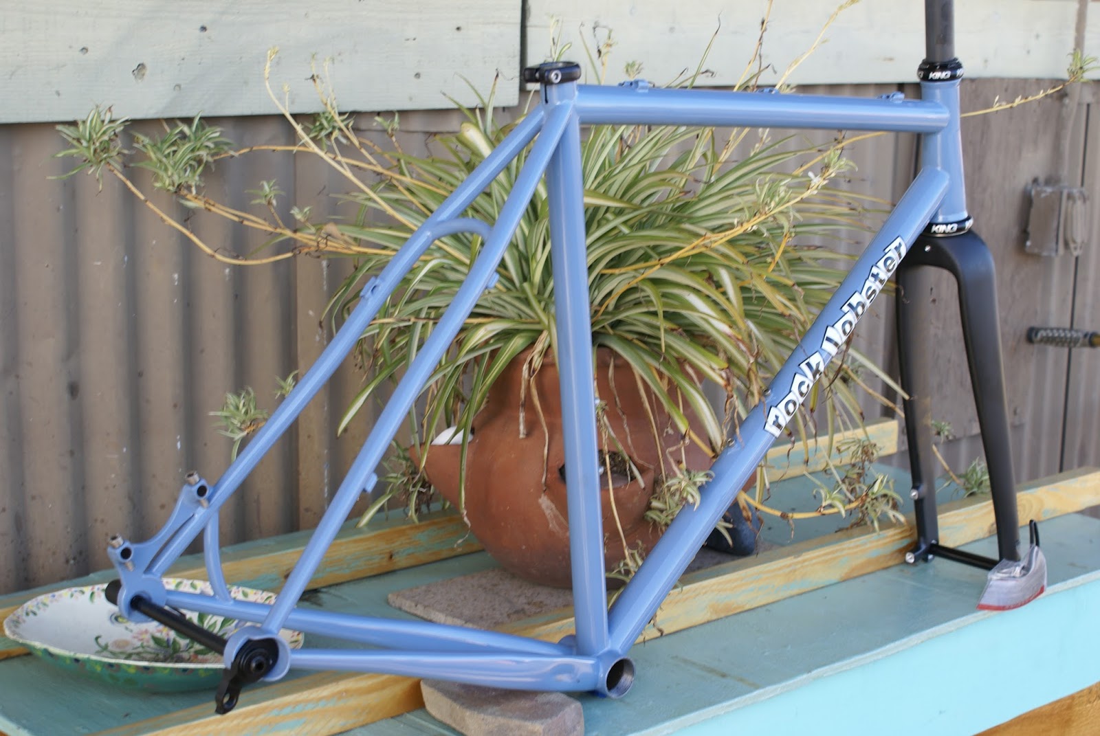 what's up in Santa Cruz: Steel big tire CX frame for Missouri