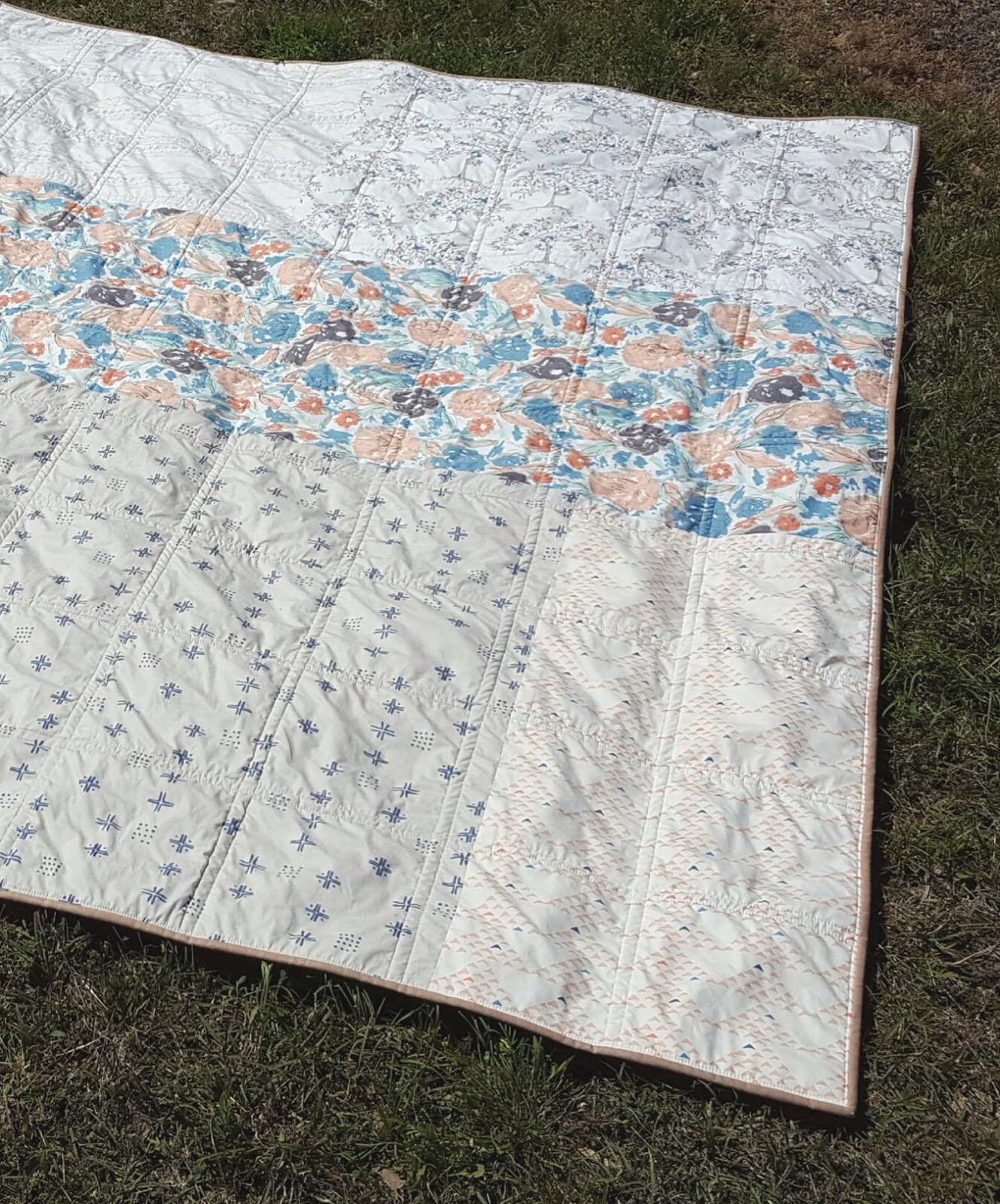 Fabric Mutt: Bountiful Four Patch Quilt