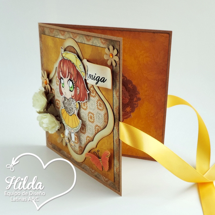 Hilda Designs: Tutorial #45 en LA&C: Tarjeta Desplegable