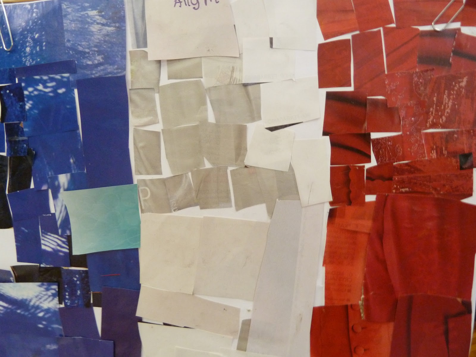 Visitation French: National French Week Craft - Flag Collage