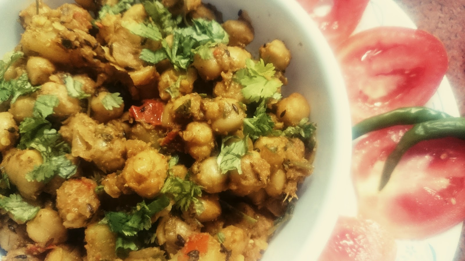 Amritdhara: DRY CHOLE MASALA