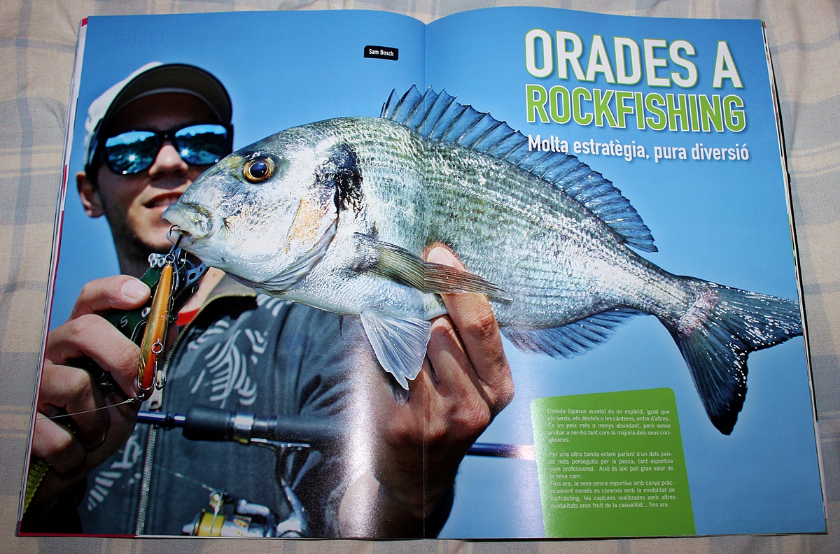 RockFishing Spain: Revista Pesca d'Illes: Orades a Rockfishing