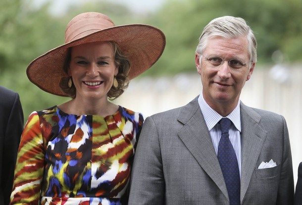 King Philippe and Queen Mathilde in Leuven