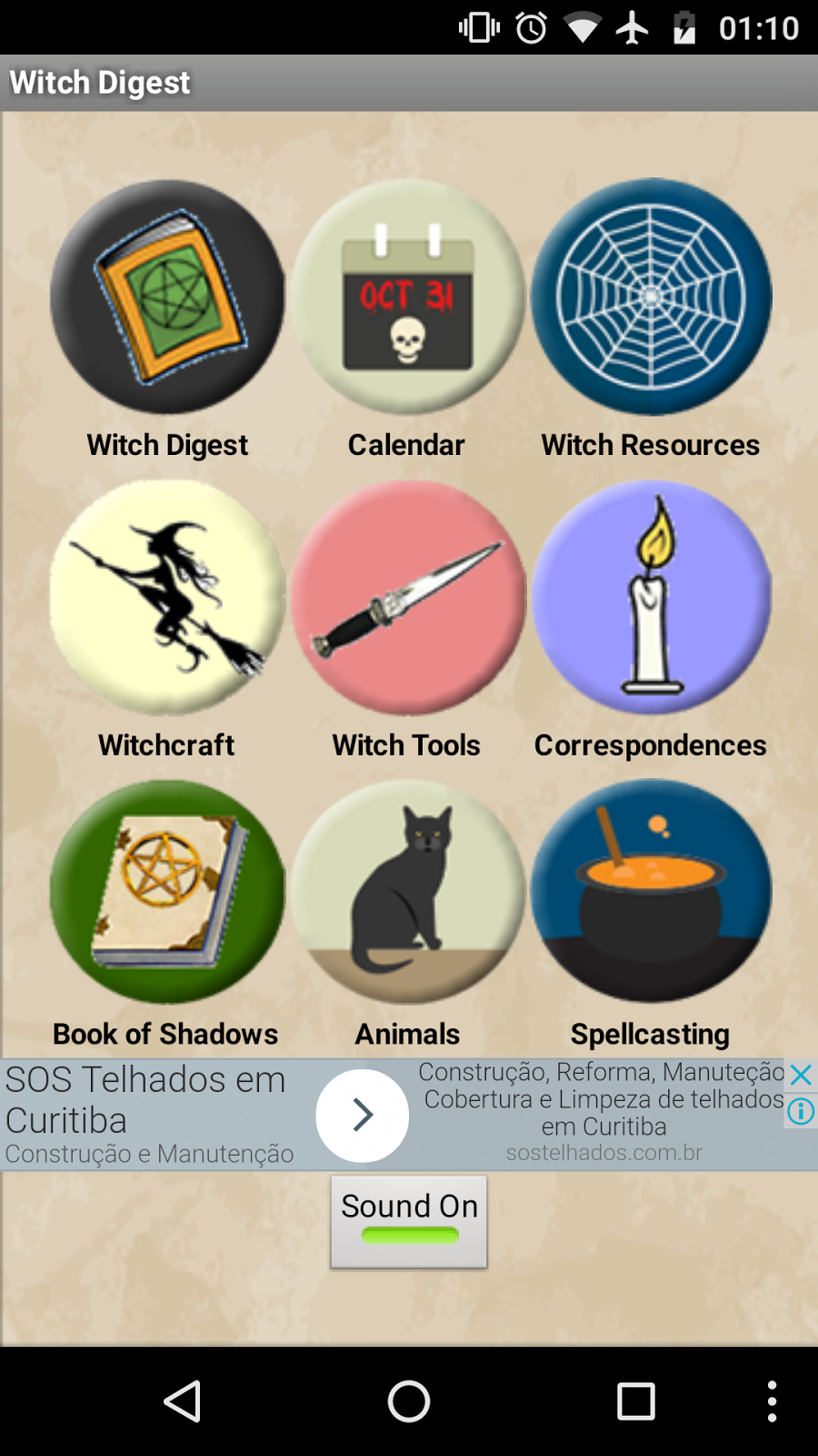 BEDA 29 - Apps para bruxas/pagãs/wiccans (Android) | Vultus Persefone