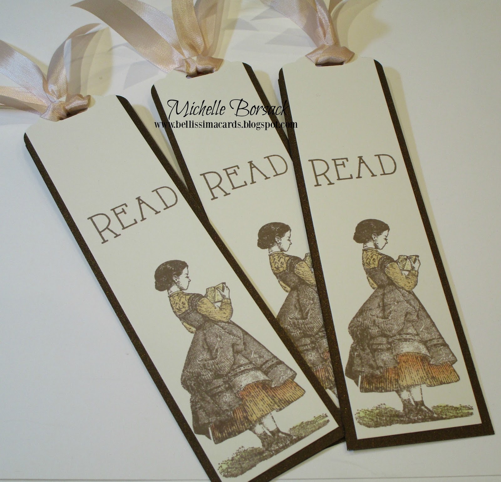 Bellissima Cards: Book Mark Mania, a Giveaway and My New YouTube ...