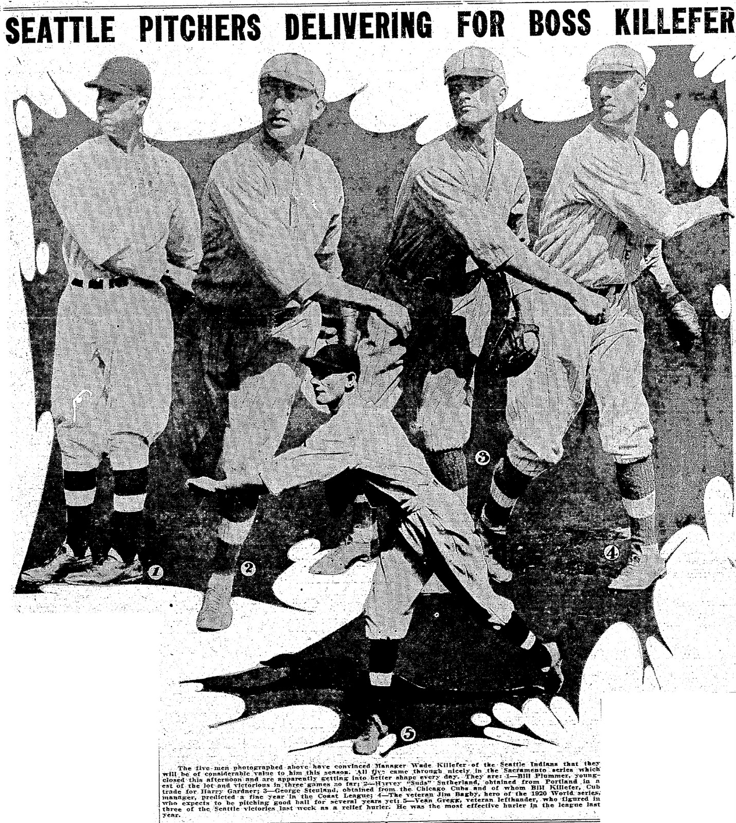 1924 Seattle Indians: Games 18 and 19, Sunday, April 27, 1924