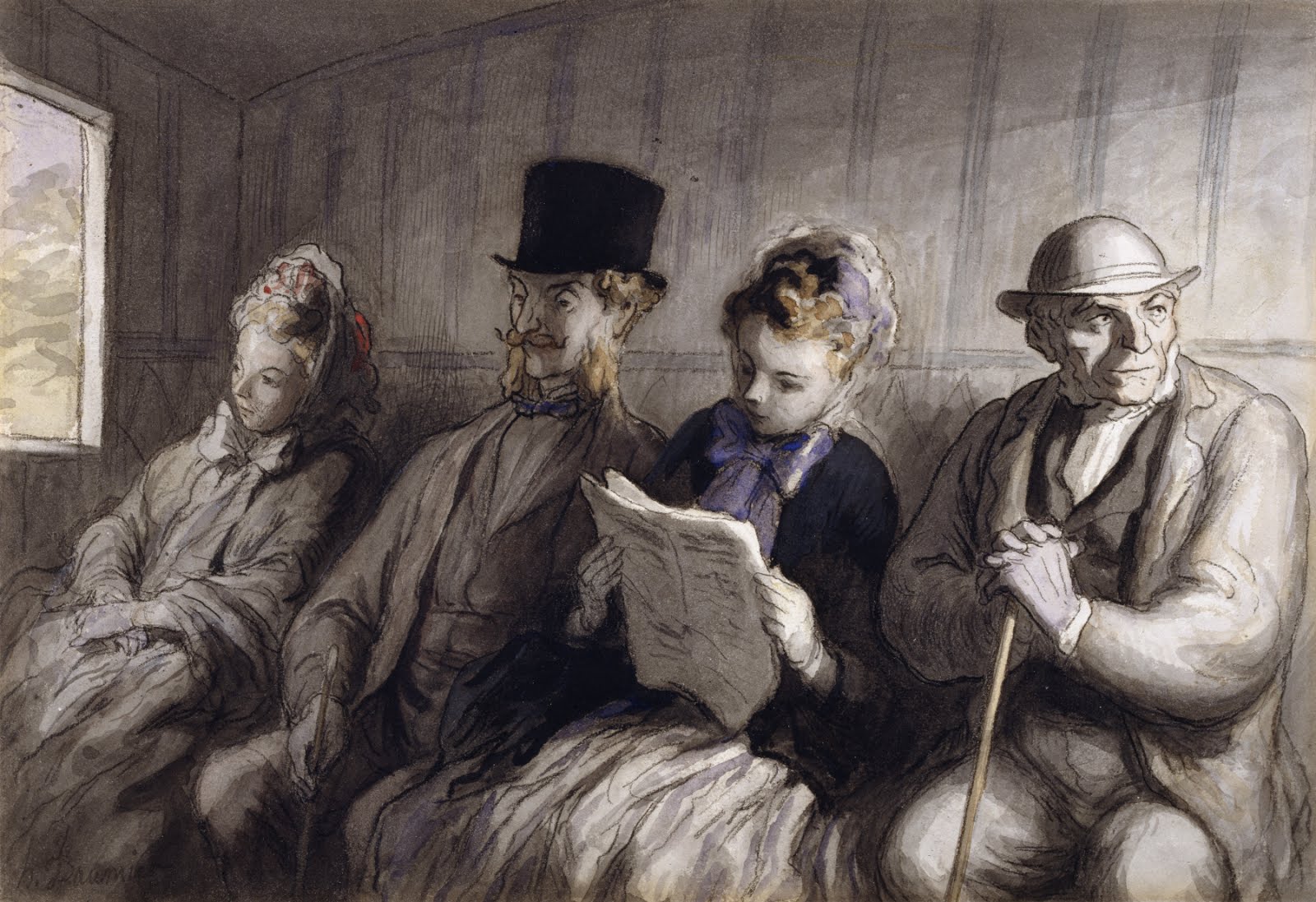 Reading and Art: Honoré Daumier
