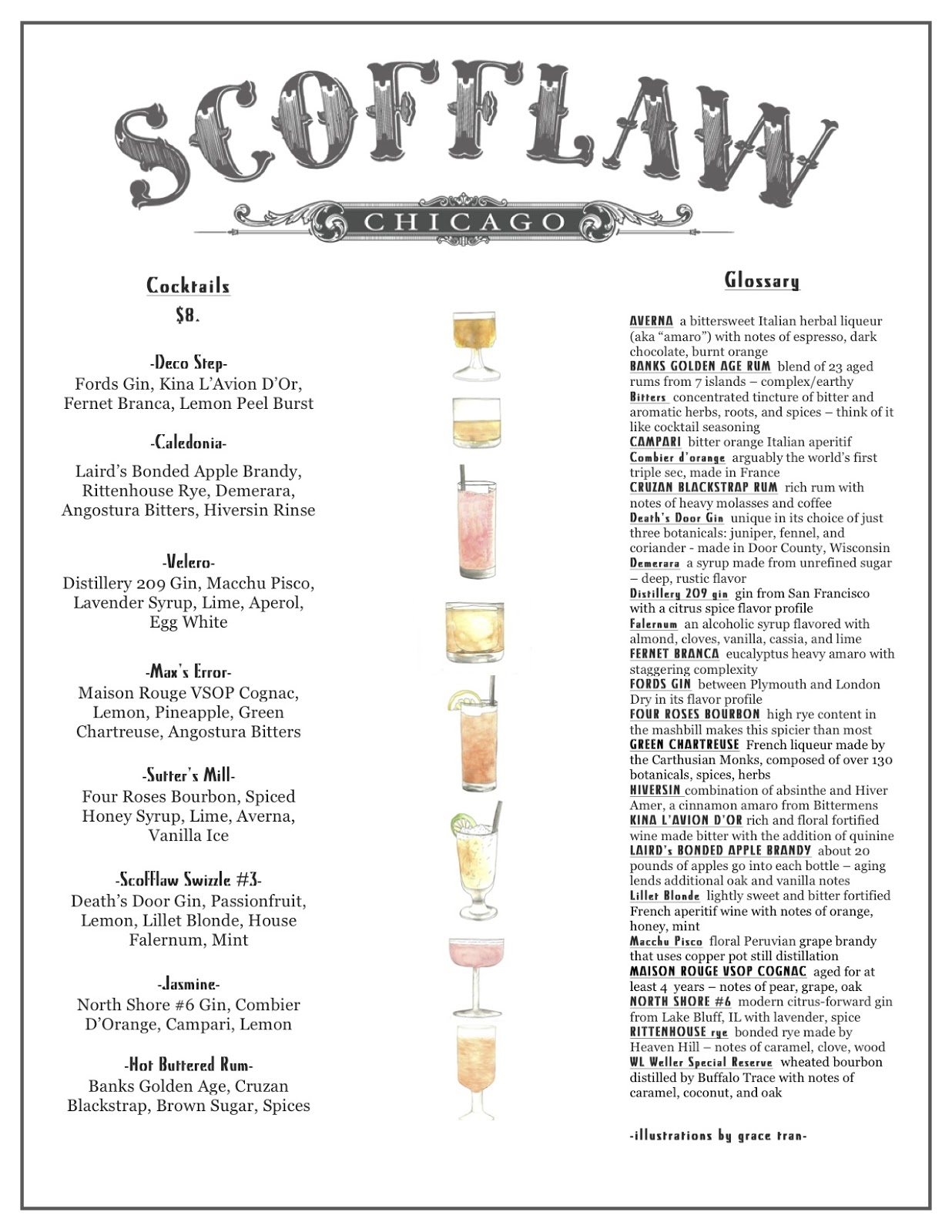 Scofflaw: New Menus at Scofflaw!