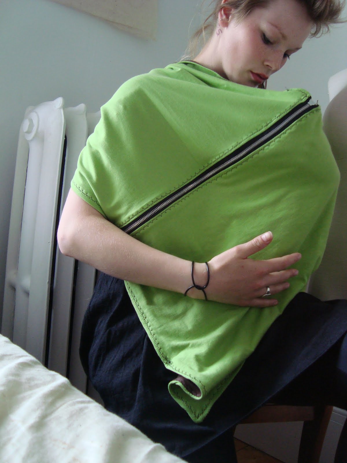 The Wooly Owl: Only Owl reversible nursing shawl