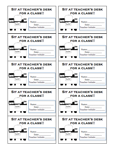 Easy Classroom Rewards for Students | FREE Download | Elle's Teaching Files