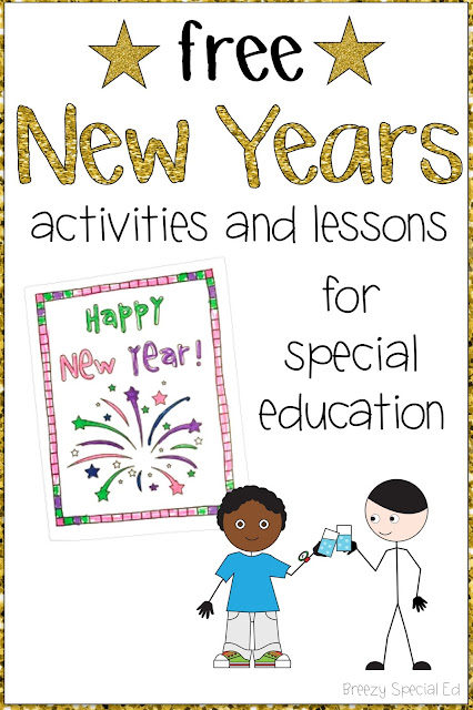New Years Resolutions and Activities for Special Education Classrooms ...