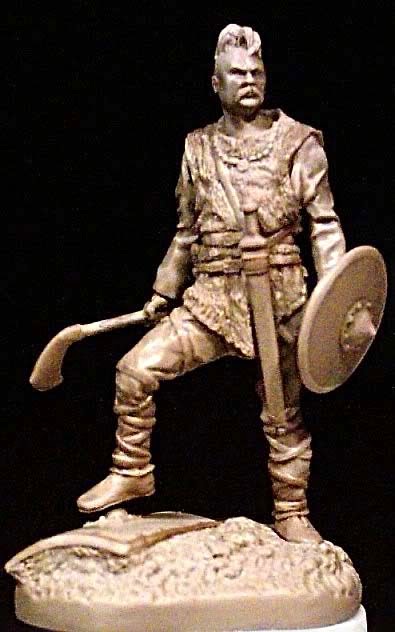 A 54mm figurine of a 3rd century Alamanni