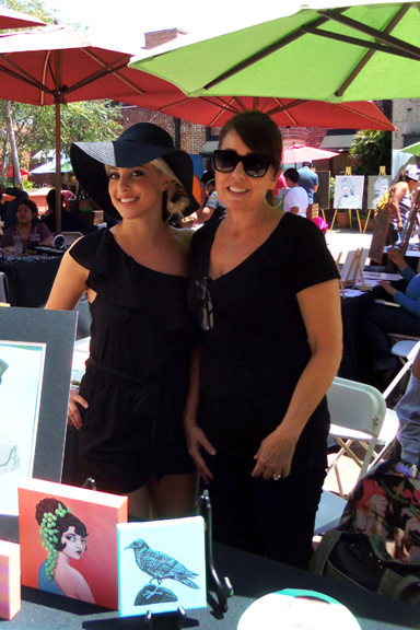 the moon from my attic: Tell Us a Story: Artist Cathi Mingus