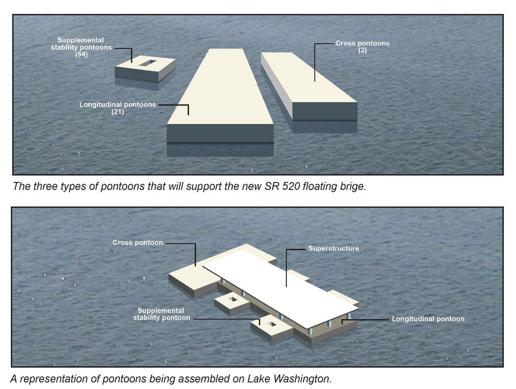 VISIONS DE CHANTIERS: SR 520 Seattle "floating bridge" (suite 13)